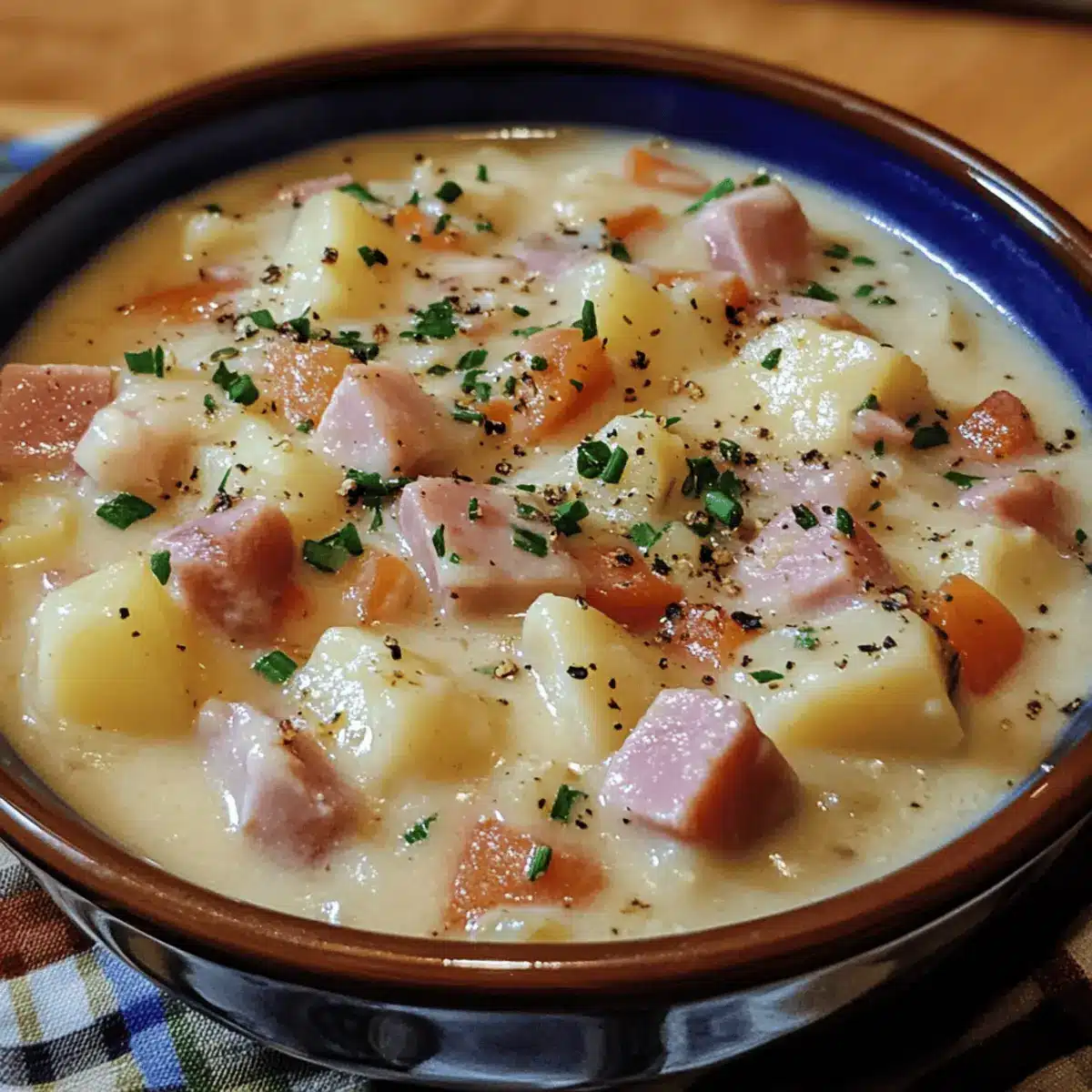 Irresistible Comforting One-Pot Ham and Potato Chowder