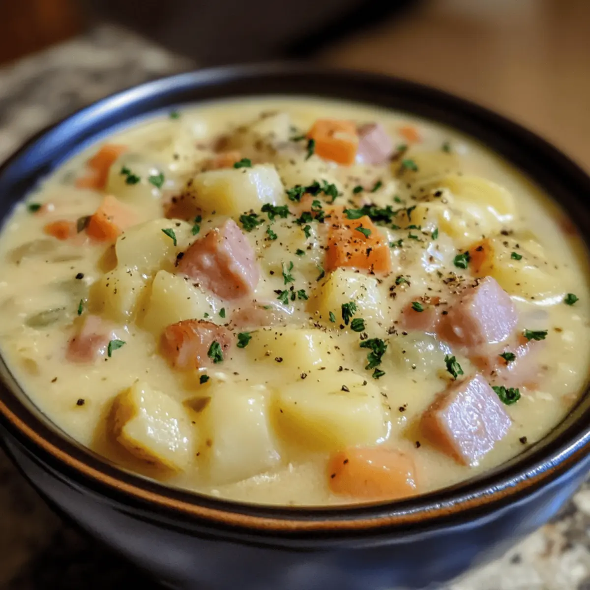 Irresistible Comforting One-Pot Ham and Potato Chowder